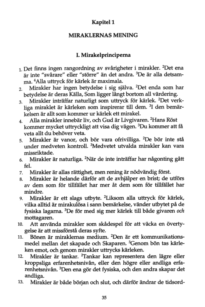 Swedish – Sample Page • Foundation for Inner Peace: Publisher of A ...