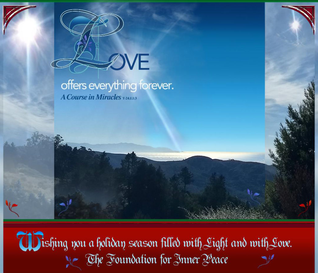 FIP Holiday Greetings • Foundation for Inner Peace: Publisher of A ...